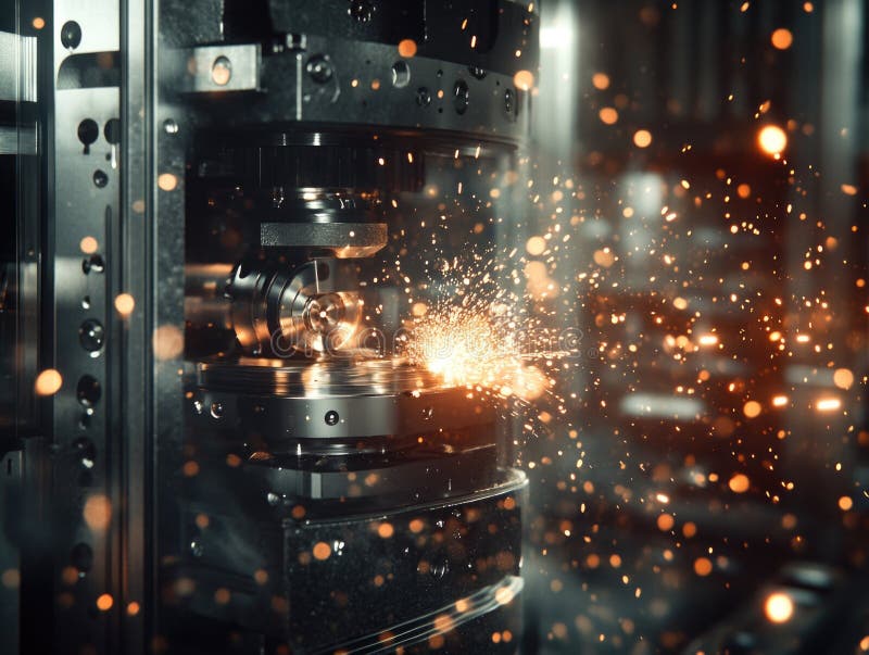 Machine Sparks stock image. Image of power, technology - 378632941