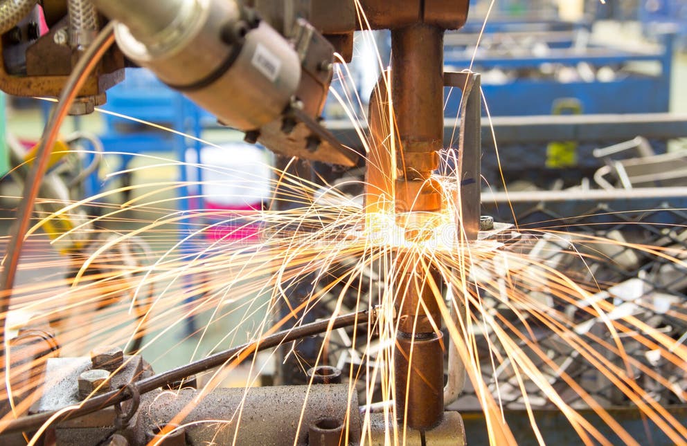 Machine Spot nut stock image. Image of flame, accuracy - 44183687