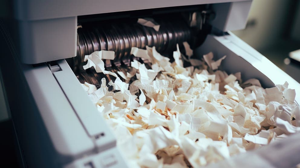 A Machine with a Stack of Paper on it. Suitable for Various ...