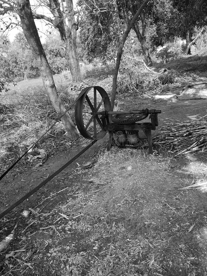 A Machine of Sugar Can in Village Good Look Stock Image - Image of ...