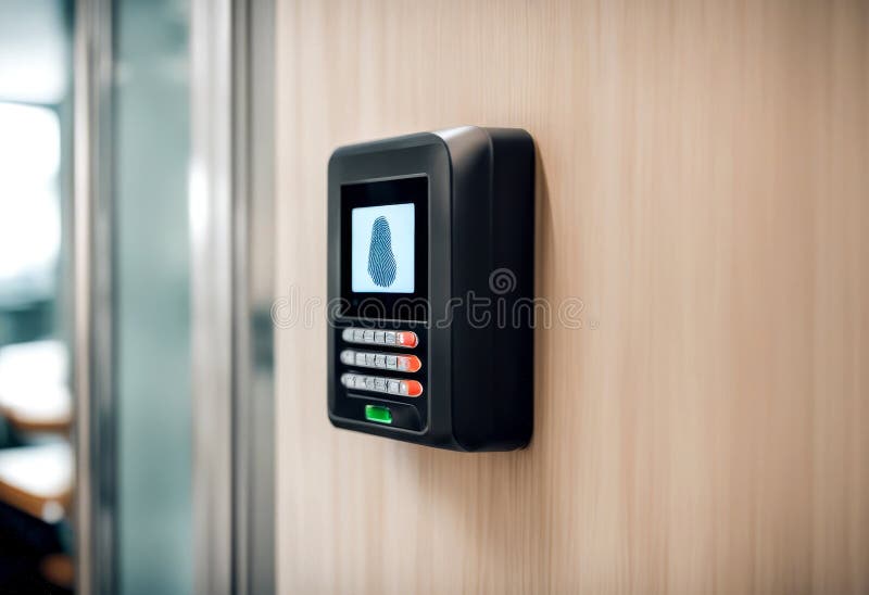 Machine System Print Control Entrance Office Finger Door Wall Access ...