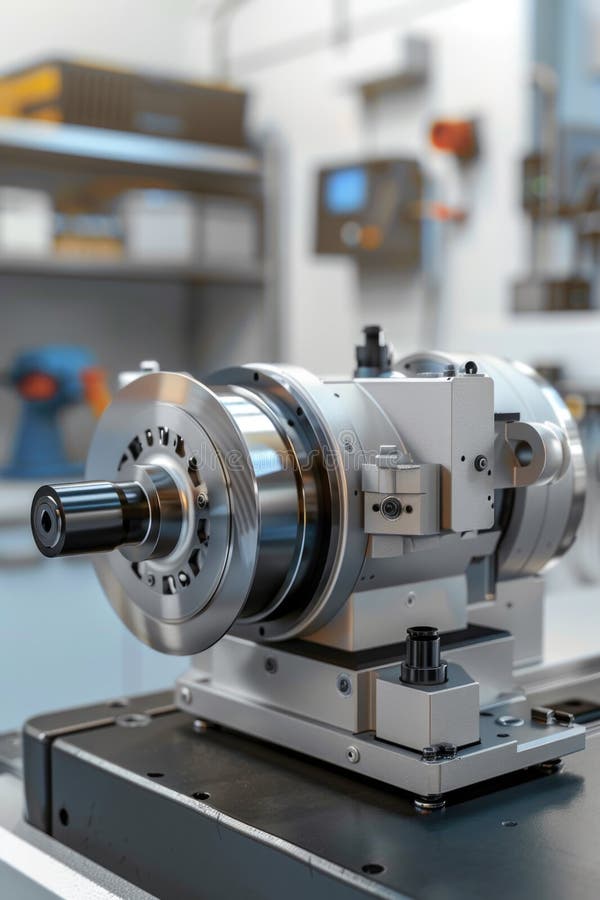 Machine on table stock illustration. Illustration of equipment - 375553963