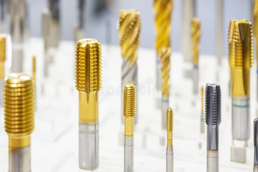 The Machine Tapping Tool for CNC Machine. Stock Photo - Image of ...