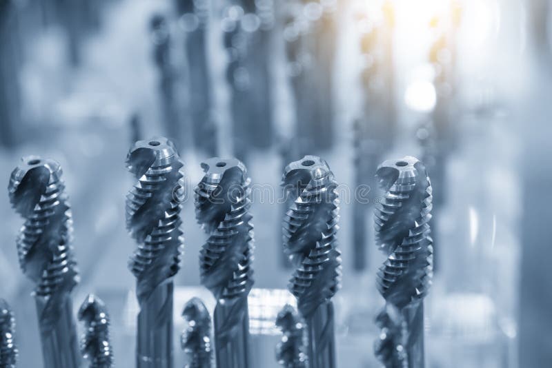 The Machine Tapping Tool for Making Thread by CNC Milling Machine ...