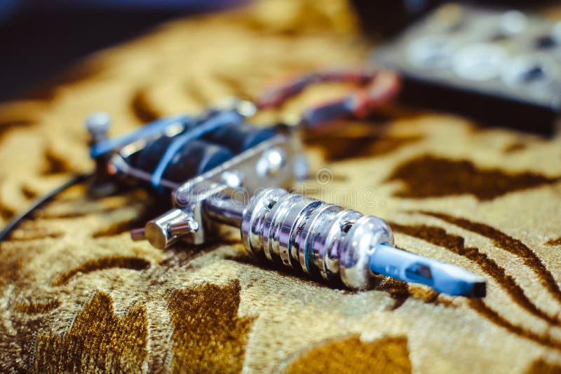 Machine for tattoo stock photo. Image of composition - 98788180