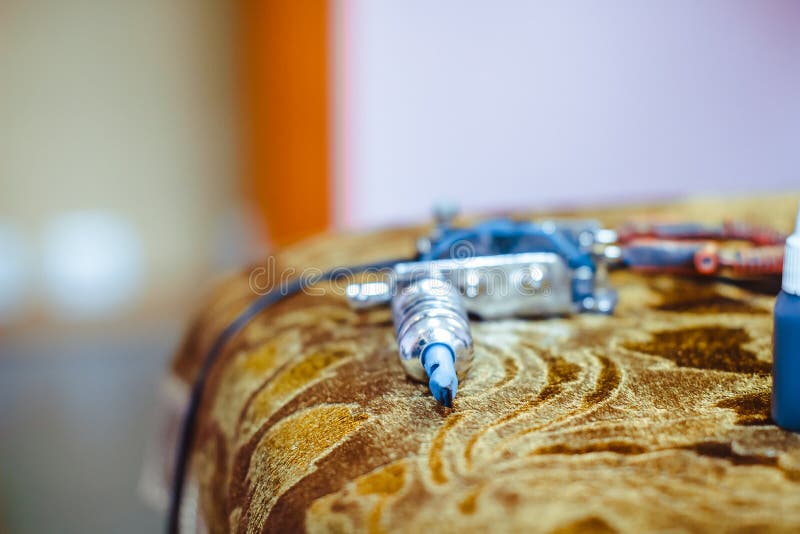 Machine for tattoo stock photo. Image of models, custom - 98788232
