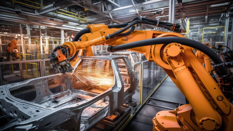 Machine Technology Automation Stock Illustration - Illustration of ...