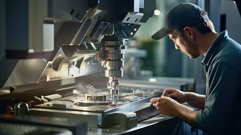 Machine Technology Manufacturing Stock Illustration - Illustration of ...