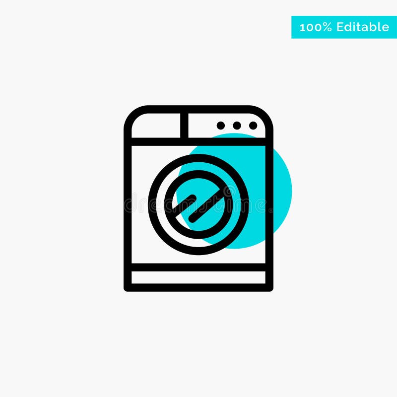 Washing Machine Icons Circle Stock Illustrations – 470 Washing Machine ...