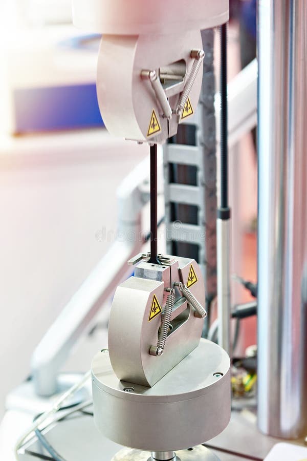 Machine for Testing Metal for Tensile Stock Photo - Image of ...