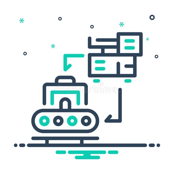Mix Icon for Machine To Machine, Machine and Device Stock Vector ...
