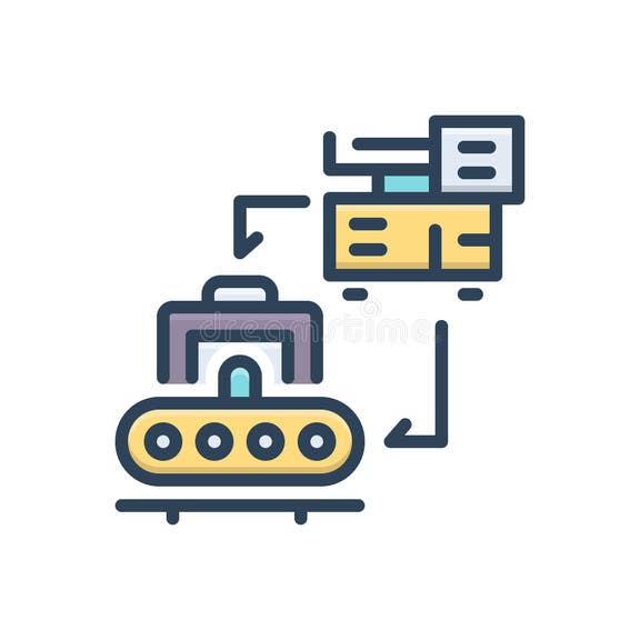 Color Illustration Icon for Machine To Machine, Machine and Gagdet ...