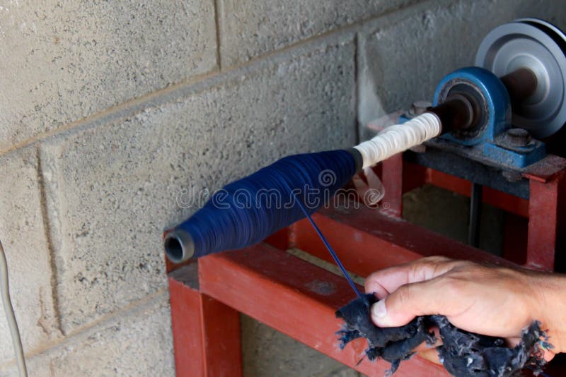 Machine To Preparate Handicraft Weave Shuttle Stock Photo - Image of ...