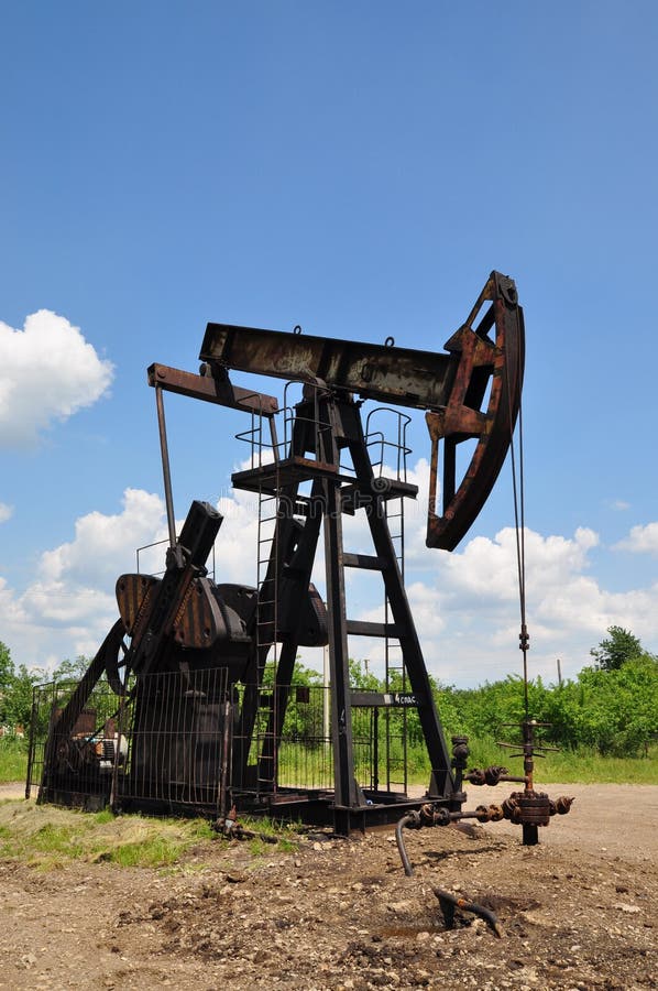 The Machine Tool for an Oil Recovery. Stock Photo - Image of extraction ...