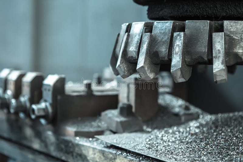 Machine tool stock image. Image of industry, chrome, factory - 68368119