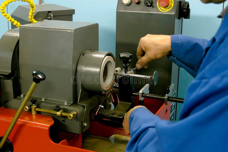 Machine-tool polishing stock image. Image of engineer - 52199219