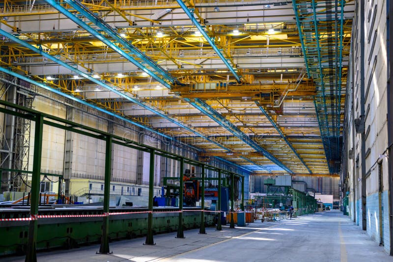 Machine Tools in the Aviation Industry. Stock Photo - Image of plant ...