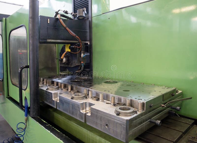 Machine Tools With Computer Numerical Control Cnc Stock Image Image Of Metal Business 78232251