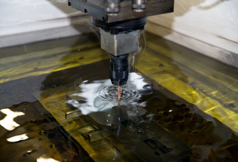 Machine Tools With Computer Numerical Control Cnc Stock Image Image