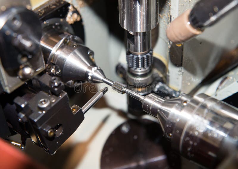 Machine Tools with Computer Numerical Control (CNC) Stock Image - Image ...