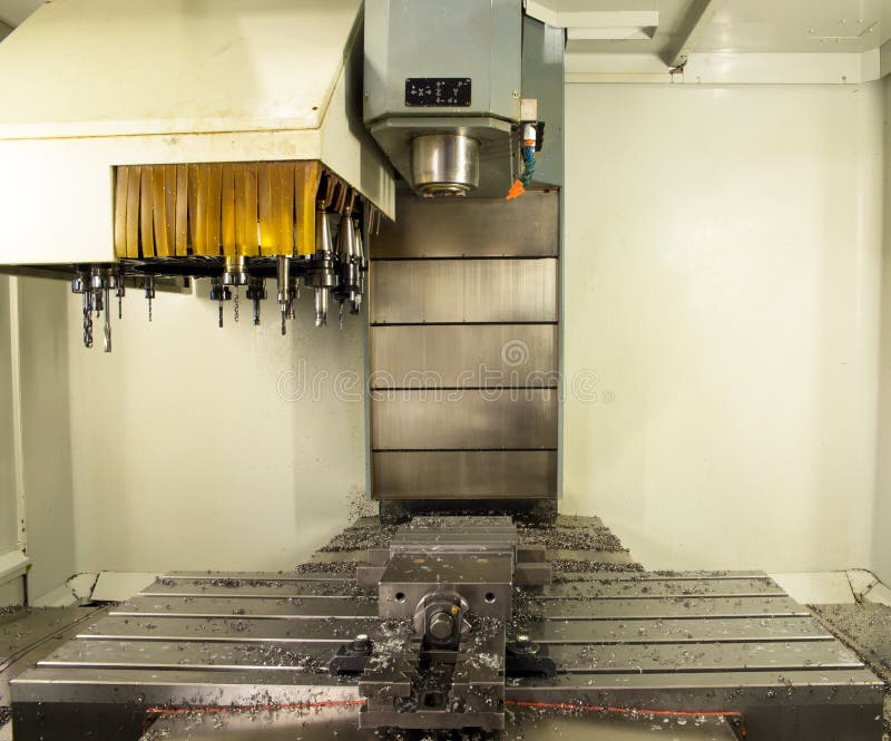 Machine Tools with Computer Numerical Control (CNC) Stock Image - Image ...