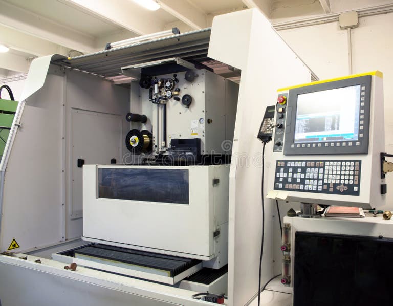Machine Tools with Computer Numerical Control (CNC) Stock Image - Image ...