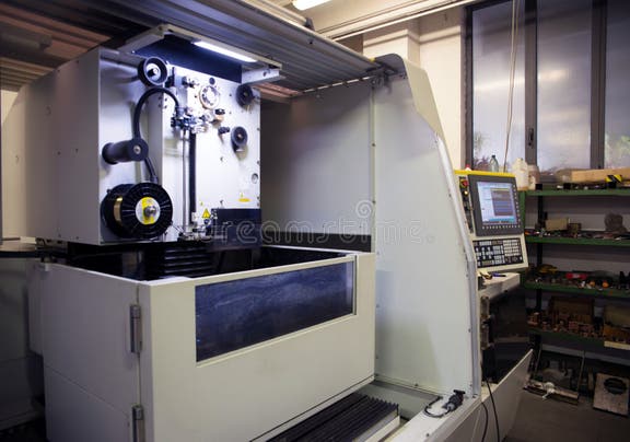 Machine Tools with Computer Numerical Control (CNC) Stock Photo - Image ...