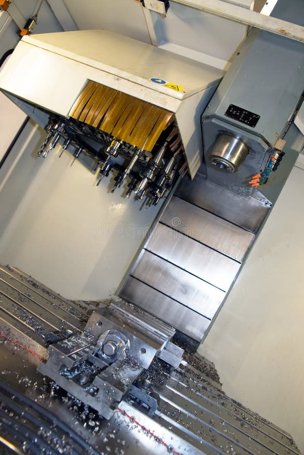 Machine Tools with Computer Numerical Control (CNC) Stock Photo - Image ...