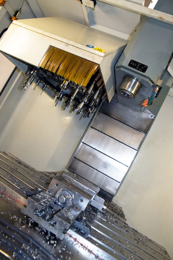 Machine Tools with Computer Numerical Control (CNC) Stock Photo - Image ...