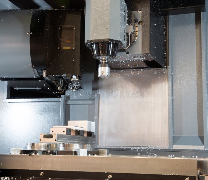 Machine Tools With Computer Numerical Control Cnc Stock Image Image Of Automated Machinery 3920