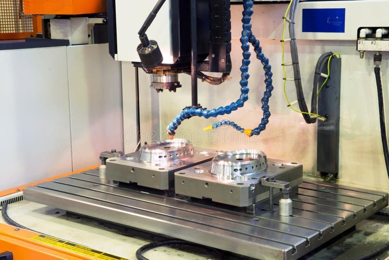 Machine Tools with Computer Numerical Control (CNC) Stock Image - Image ...