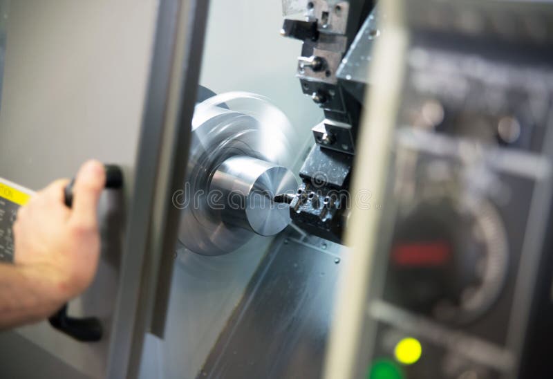 Machine Tools with Computer Numerical Control (CNC) Stock Photo - Image ...
