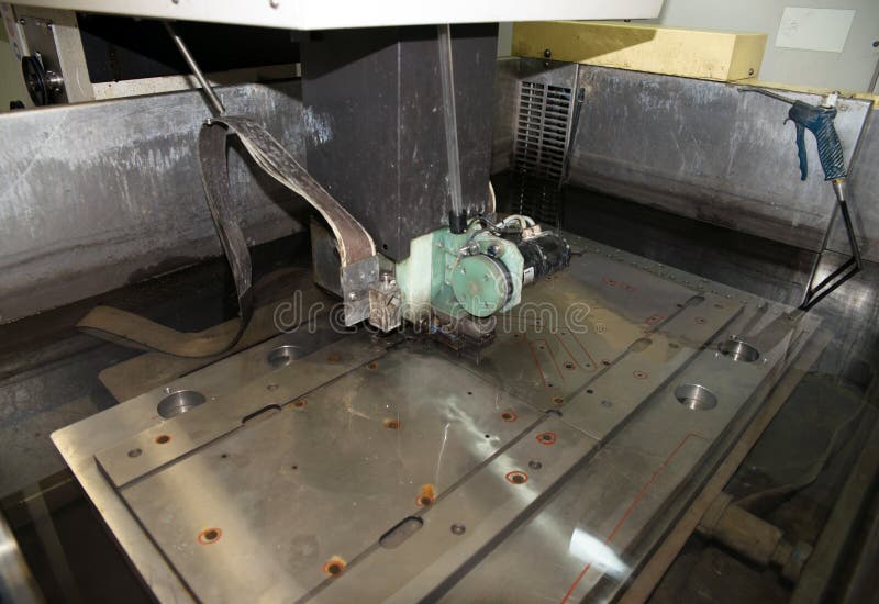 Machine Tools With Computer Numerical Control Cnc Stock Image Image Of Machining Machine