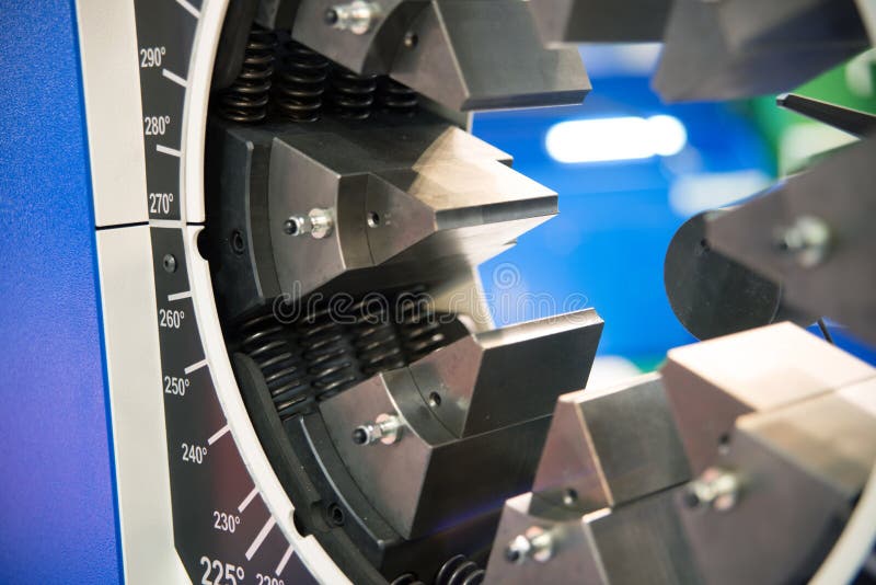 CNC Milling Machine with Metallic End Mill Carbide, Professional Cutting Tools Stock Image ...