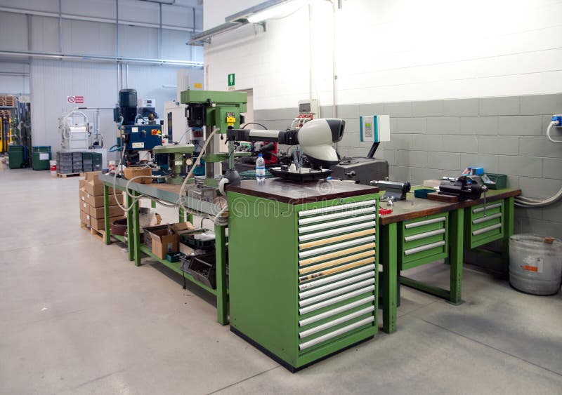 Machine Tools with Computer Numerical Control (CNC) Stock Image - Image ...