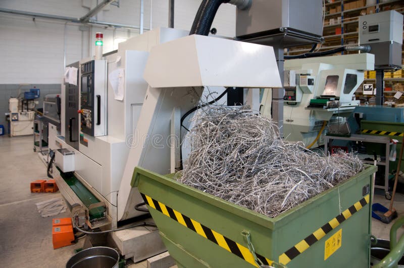 Machine Tools with Computer Numerical Control (CNC) Stock Image - Image ...