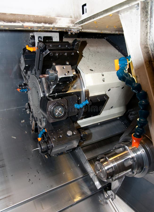 Machine Tools with Computer Numerical Control (CNC) Stock Image - Image ...