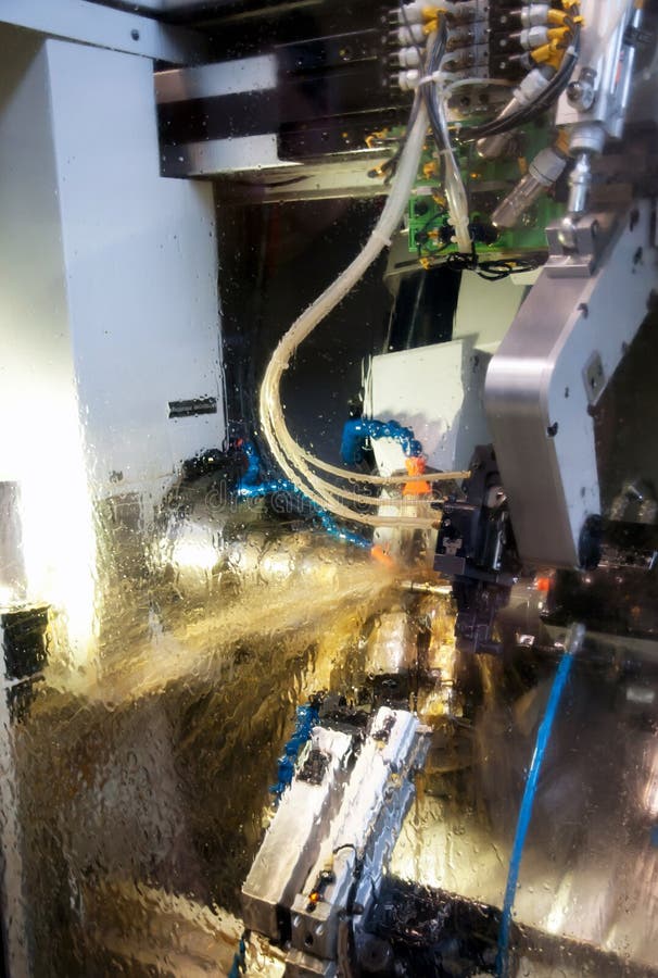 Machine Tools With Computer Numerical Control Cnc Stock Image Image Of Numerical Mill 78237049