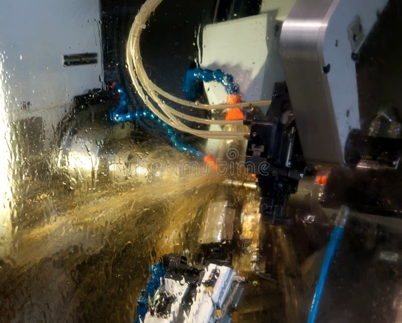 Machine Tools with Computer Numerical Control (CNC) Stock Image - Image ...