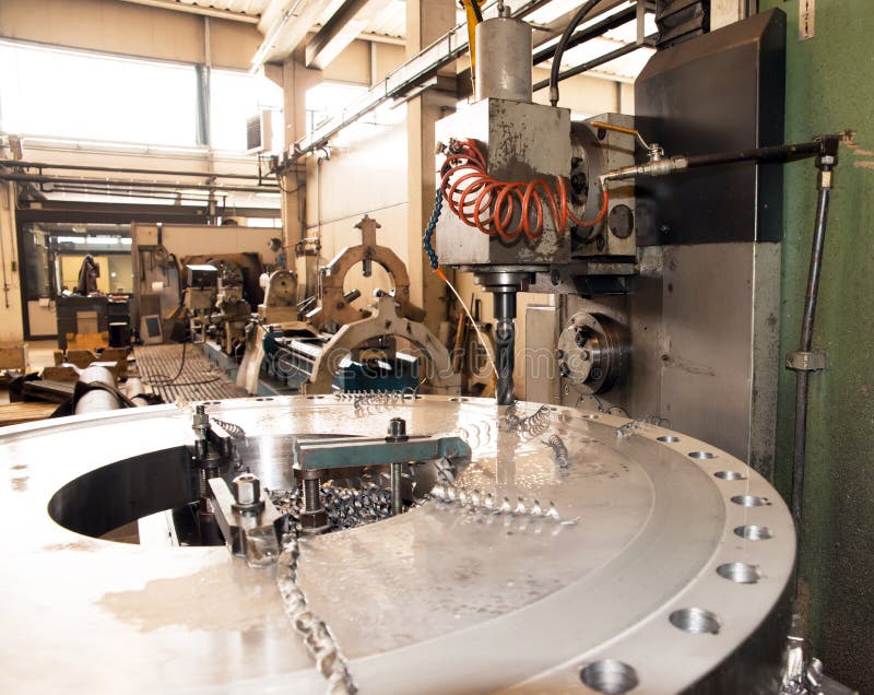 Machine Tools with Computer Numerical Control (CNC) Stock Image - Image ...