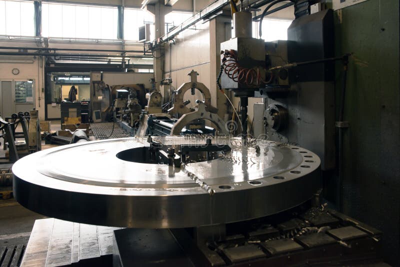 Machine Tools with Computer Numerical Control (CNC) Stock Photo - Image ...