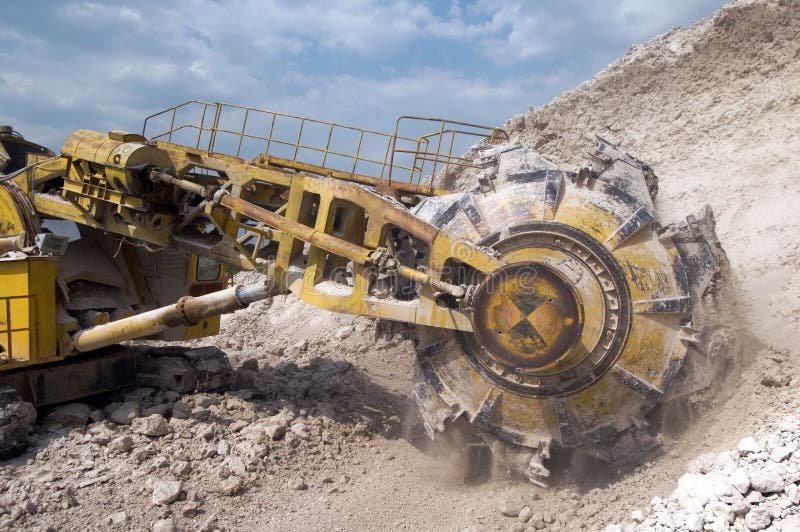 Machine on tracks stock image. Image of outdoors, industry - 17460333
