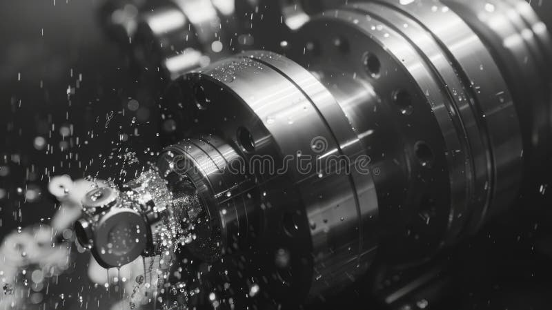 Machine turning metal stock photo. Image of workshop - 374212310