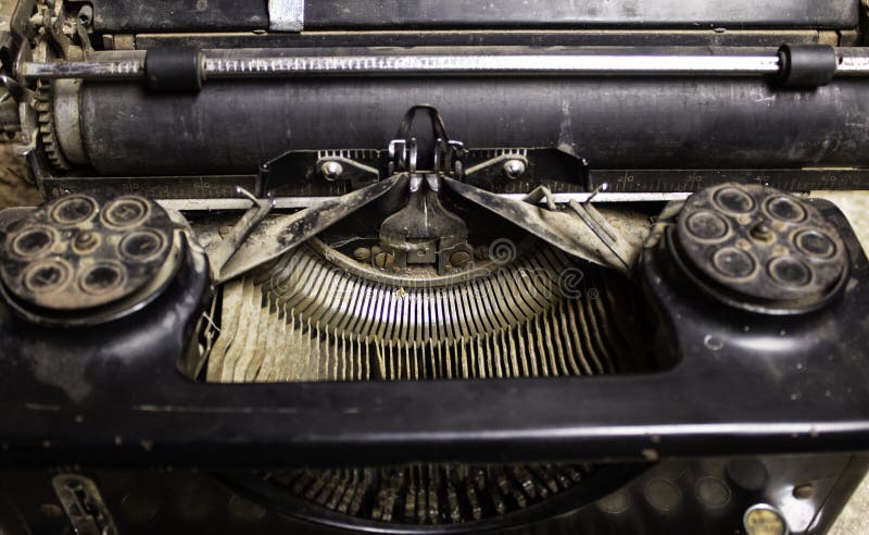 Typewriter machine stock photo. Image of message, identity - 161582238