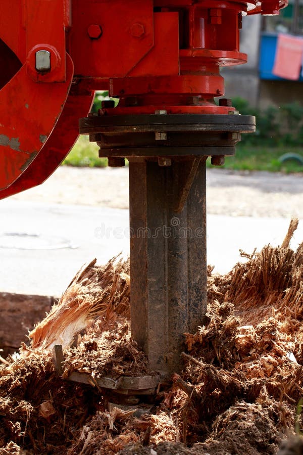 Machine for Uprooting Stumps Stock Image - Image of stumps ...