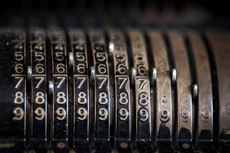 The Machine Used To Calculate in Ancient Times Stock Photo - Image of ...