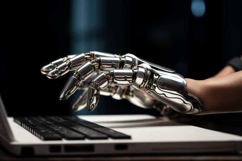 Robotic Futuristic Partnership Connection Technology Future Hand ...