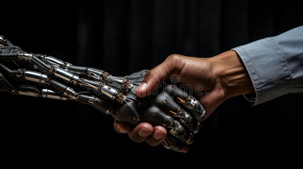 Machine Vs Human the Ongoing Debate on Technologys Impact Stock ...