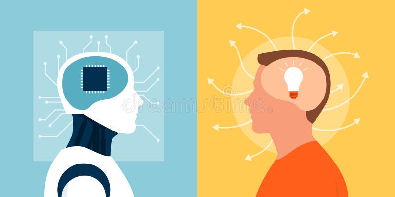 Man Vs Machine Stock Illustrations – 397 Man Vs Machine Stock ...