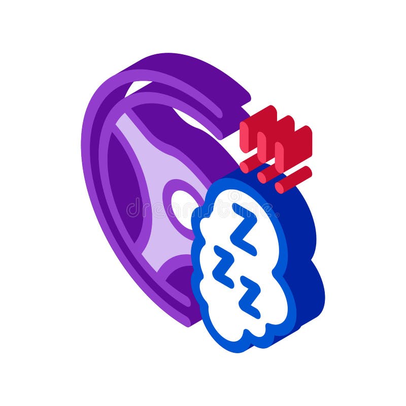 Machine Warning Isometric Icon Vector Illustration Stock Vector ...